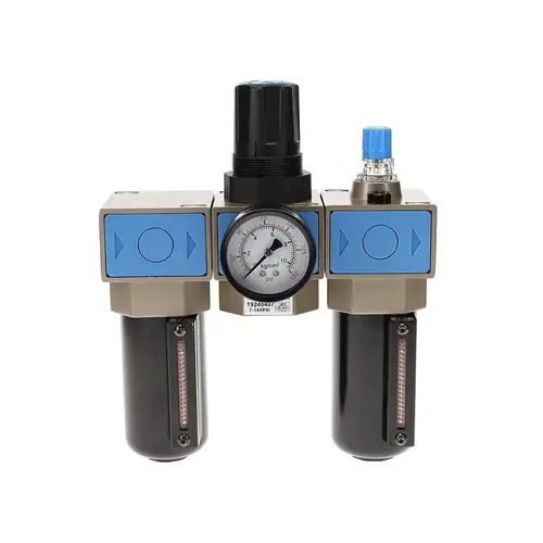 ProSource UFRL-03NAL FRL Combination Unit: 3/8 NPT, Intermediate with Pressure Gauge Buy Now
