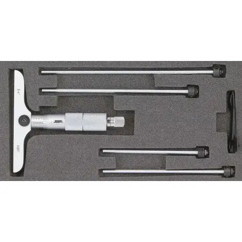 SPI MS1539-03 Mechanical Depth Micrometer: 12 inch Range, 12 Rods Buy Now