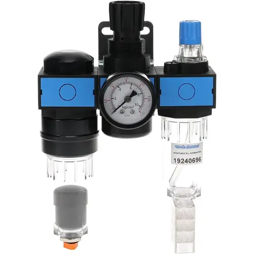 ProSource FRL700A-02ND FRL Combination Unit: 1/4 NPT, Miniature with ...