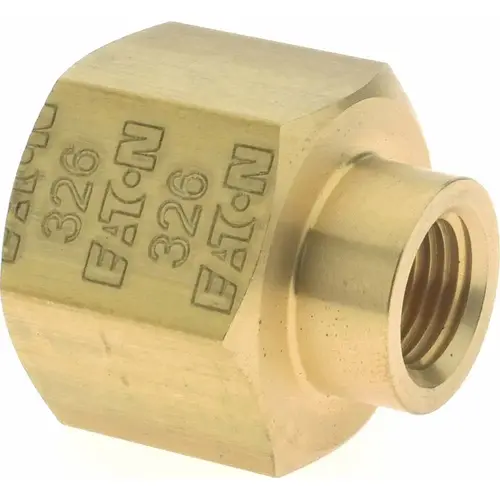 Eaton 3300X6X2 Industrial Pipe Coupling: 3/8 x 1/8" Female Thread ...