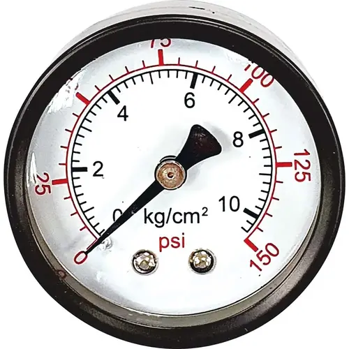 ProSource KUX0000021 FRL Pressure Gauge: Steel, 1/8" Port, Use with ...