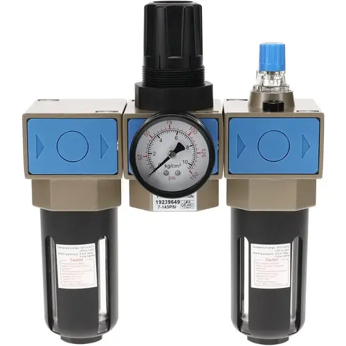 ProSource UFRL-02N FRL Combination Unit: 1/4 NPT, Intermediate with Pressure Gauge Buy Now