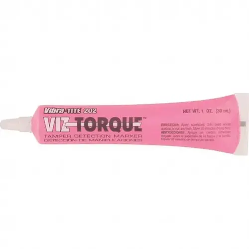 Vibra-Tite. 20281 Visual Vibratory Indicator Marker: Pink, Tamperproof ...