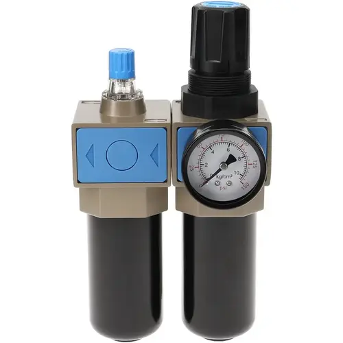 ProSource UFR/L-02NAL FRL Combination Unit: 1/4 NPT, Intermediate with Pressure Gauge Buy Now