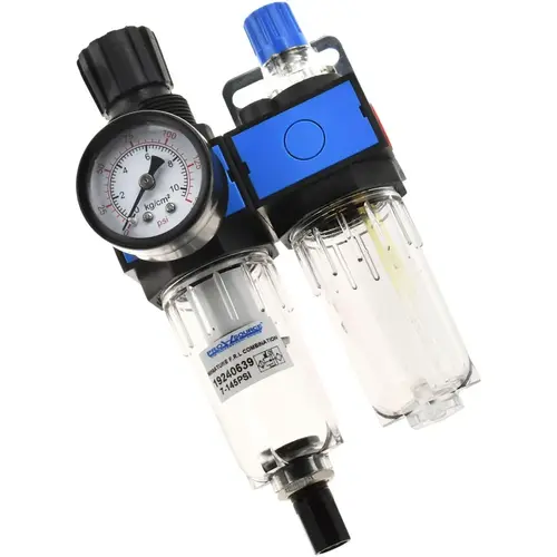 ProSource FRL600A-02N FRL Combination Unit: 1/4 NPT, Miniature with Pressure Gauge Buy Now