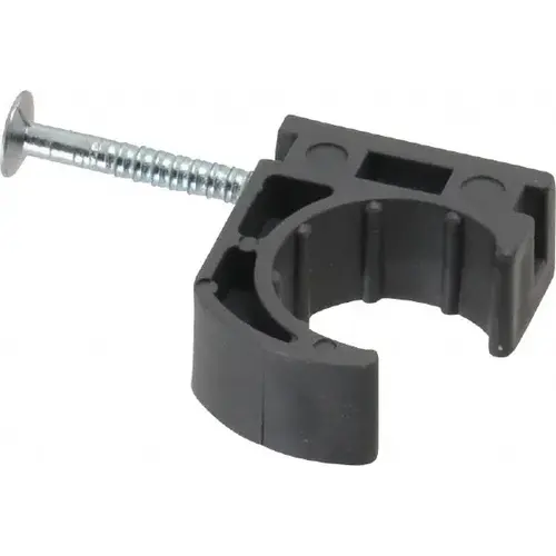 Oatey 33900 Ribbed Pipe Clamp: 1/2" Pipe, Polyethylene, Gray Buy Now