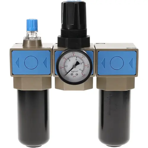 ProSource UFRL-02NAL FRL Combination Unit: 1/4 NPT, Intermediate with Pressure Gauge Buy Now
