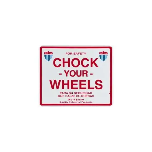Value Collection WS-MH-DOCK1-144 Sign: "Chock Your Wheels" Buy Now