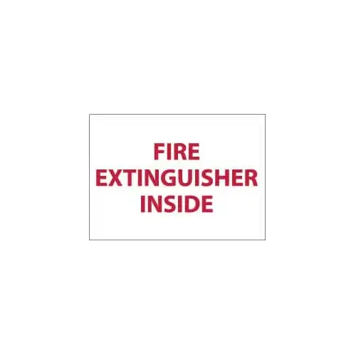 Accuform GL134P Fire Sign: "Fire Extinguisher Inside" Buy Now