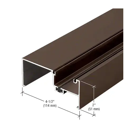 CRL-U.S. Aluminum FT55222 Open Back Vertical Mullion, Thermally ...