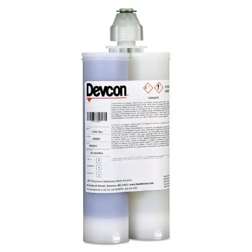 Devcon DA052 5 Minute Epoxy Gel, 400 mL, Cartridge, Amber/Opaque Buy Now