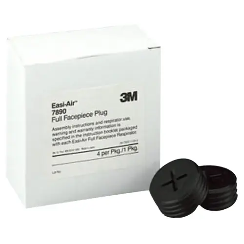 3M 7890 7000 Series Facepiece Accessories, Full-Face Plug, Used With ...