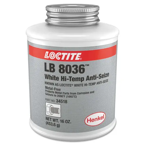 Loctite 302678 White High-Temp Anti-Seize, 16 oz Bottle Buy Now