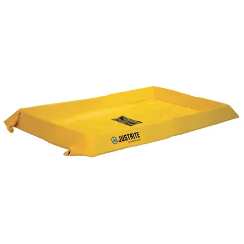 Justrite 28410 Maintenance Spill Containment Berms, Yellow, 80 gal, 8 ...