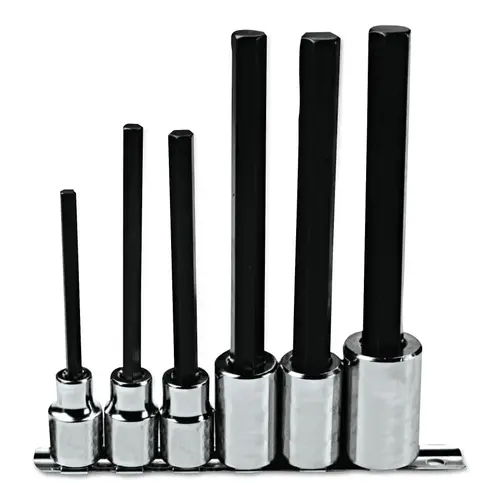 Proto 5441-6XL 6 Piece Extra-Long Hex Bit Socket Sets, 1/2 in Buy Now