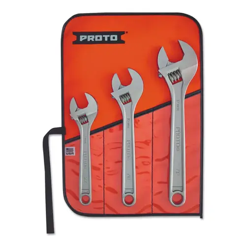 Proto 795A Adjustable Wrench Set, 8 in, 10 in, 12 in Buy Now