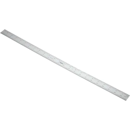 SPI 13-855-2 Steel Rule: 24" OAL, 3R Graduation, Rigid, 1-1/8" OAW ...