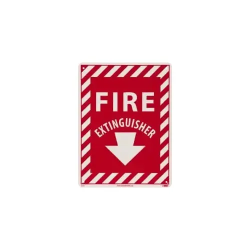 Accuform GL10R Fire Extinguisher, Rigid Plastic Fire Sign Buy Now