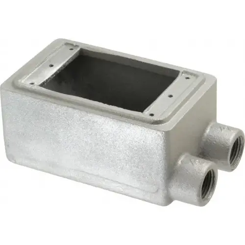 O-Z/Gedney FSS-1-50 Electrical Device Box: Iron, Rectangle, 1 Gang Buy Now
