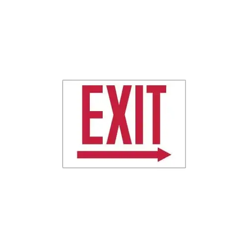 Accuform GL17P Exit, Pressure Sensitive Vinyl Exit Sign Buy Now