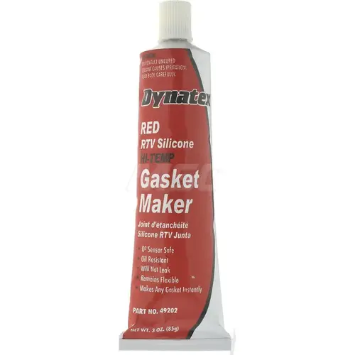 MSC 143332 Sealant: 3 oz Tube, Red, RTV Silicone Buy Now