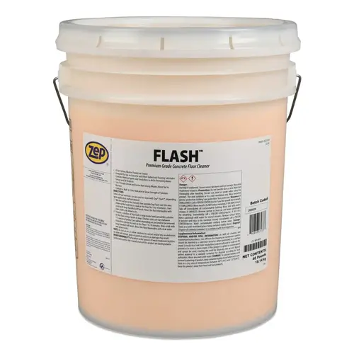 Zep, Inc. 72333 FLASH Premium Grade Concrete Floor Cleaner, 40 lb, Drum ...