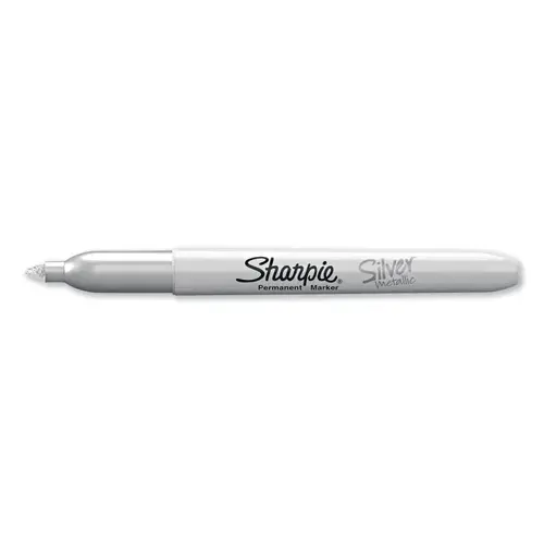 Sharpie 39100 Metallic Permanent Marker, Silver, Fine, 12 EA/BX Buy Now