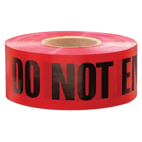Empire Level 11-081 Safety Barricade Tape, 3 in x 1,000 ft, Danger Do Not Enter, Red Buy Now