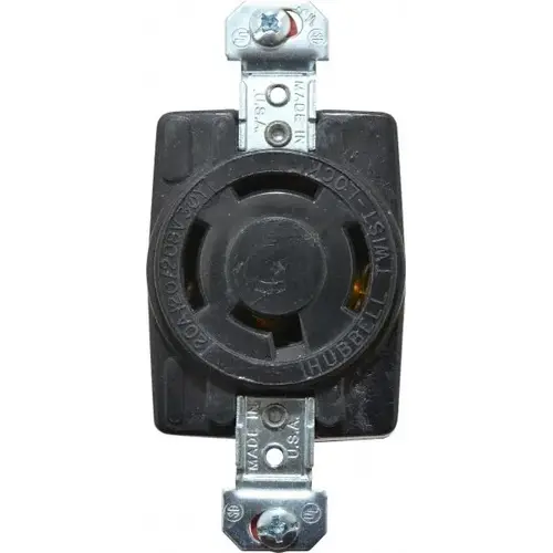 HUBBELL WIRING HBL7410B 120/208 VAC, 20 Amp, NonNEMA, Ungrounded ...