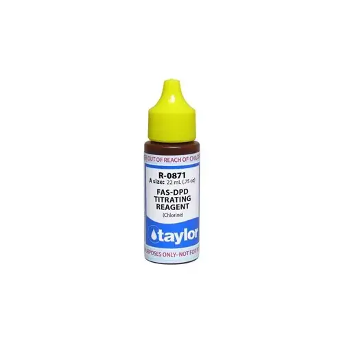 TAYLOR R0871-A FAS-DPD Titrating Reagent (Chlorine) - 3/4oz Buy Now