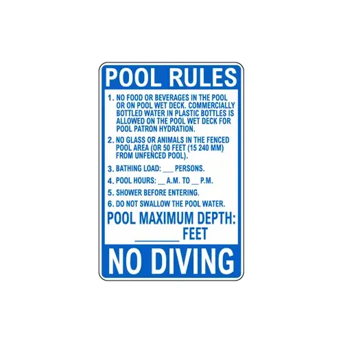 NATIONAL STOCK SIGN CO INC FL-3 UPDATED POOL RULES - FLORIDA APPROVED ...