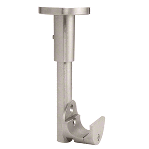CRL LS412PS Polished Stainless Laguna Top Sliding Tube Ceiling Mount Clamp
