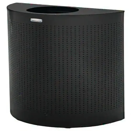 Rubbermaid FGSH12EPLTBK Rubbermaid Commercial Silhouettes Open Top Half ...