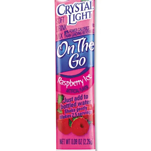 Crystal Light CRY79800 Crystal Light .08 Oz Packets/box Raspberry Ice ...