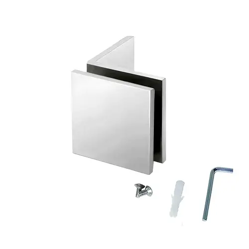 Brixwell 22-263bch Shower Glass Clamp,Square Edge 90 Degree 50X50mm ...