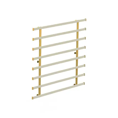 Brixwell QIKC-050 Frame Kit, TAG Octave Symphony Wall Mount System 35" Width: 35", matt gold ...