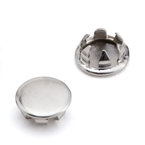 FHC PLUG38 Nickel Plated Steel Cap with Tapered Prongs - 3/8" I.D ...