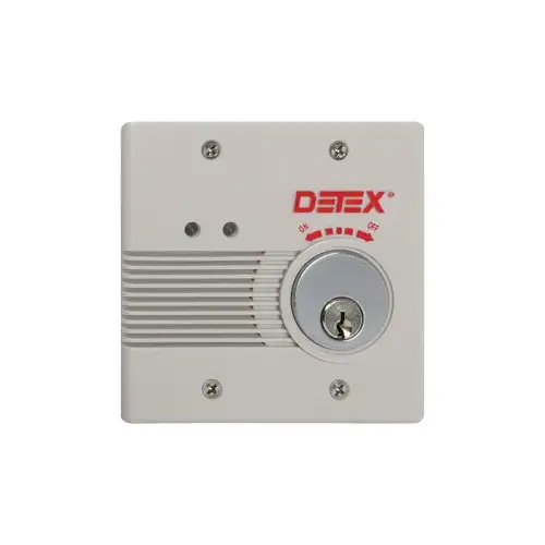 DETEX EAX-2500SK1 Gray Exit Alarm, Surface Wall Mount, AC/DC Hardwired ...
