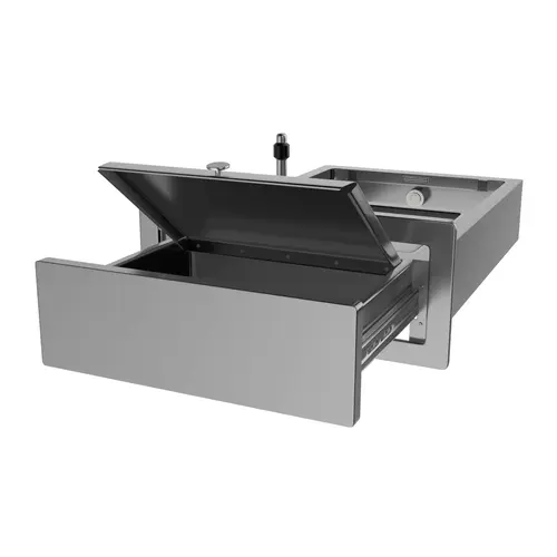 ShureSAFE SPT160 Thru Wall Transaction Drawer With Double Hinged Type ...