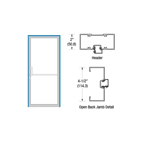 CRL-U.S. Aluminum 0B71871 Custom Size and Custom KYNAR Paint Series 451 ...