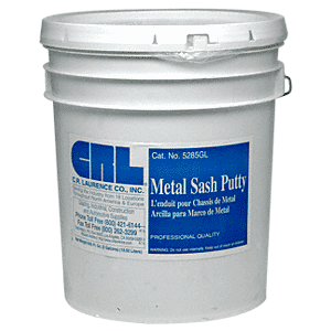 CRL 5285GL Gray Metal Sash Putty - 5 Gallon