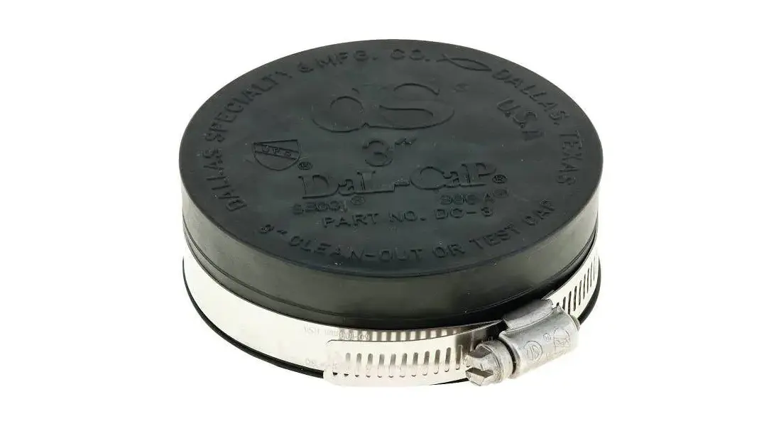 Pipe Test Plug DC-3 Dal-Caps 3 Inch Rubber Cleanout Test Cap - US Made ...
