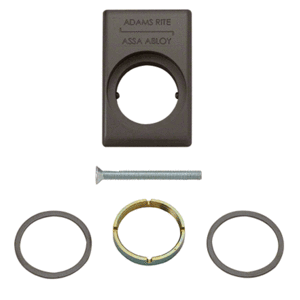 Adams Rite DH86522 Bronze Anodized Mortise Cylinder Mounting Pad