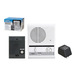Aiphone LEM-1DLS LEM Series Surface Mount 1-Channel Audio Intercom with LE-D Door and LEM-1DL ...