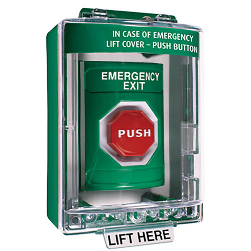 STI SS2182EX-EN Stopper Station, Green, Surface Cover, Universal ...