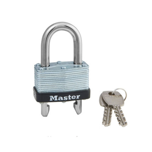 Master Lock Company 510K 1-3/4 In. Wide Laminated Steel Body, 9/32 In ...