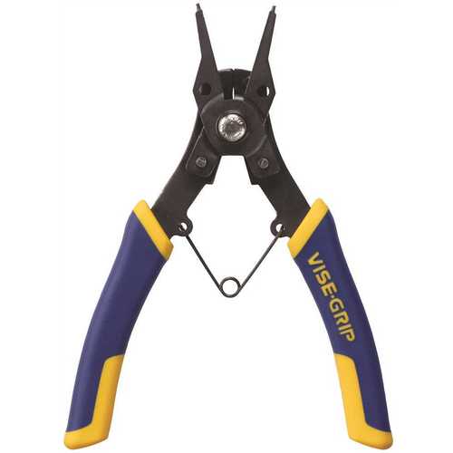 Irwin 2078900 Snap Ring Plier, 6-1/2 in OAL, Blue/Yellow Handle ...