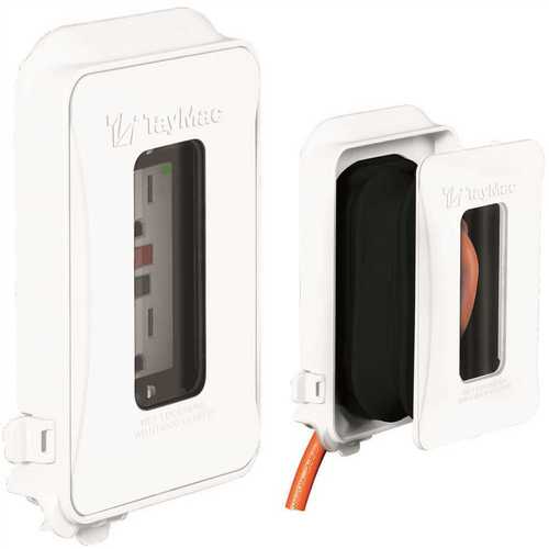 TAYMAC ML450W 1-Gang Weatherproof White Expandable In-Use Cover