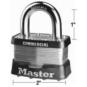 Master Lock Company 5KA A383 Number Five 2 in. Body Laminated Steel Padlock
