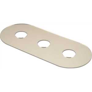 Proplus 133611 14 in. x 6 in. Acrylic Bathtub and Shower Cover Plate